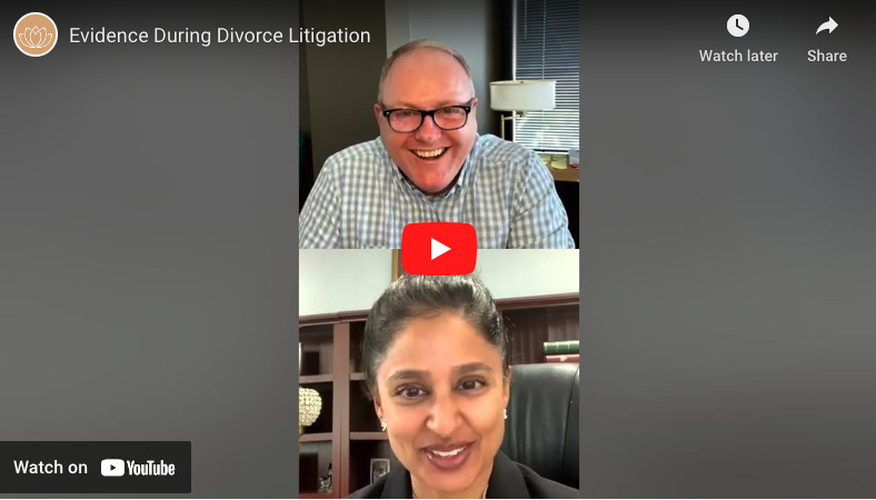 Evidence During Divorce Litigation